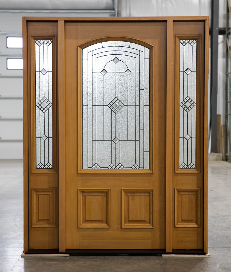 Exterior Douglas Fir Doors with Sidelights