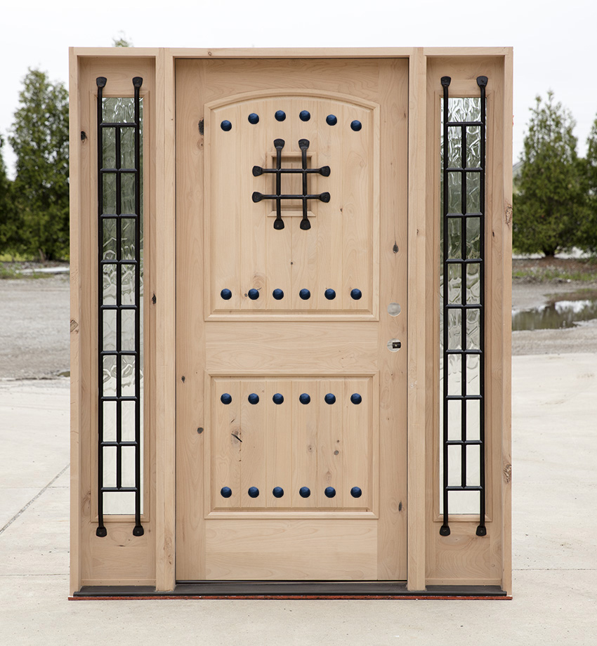 Rustic Wood Exterior Door Clearance CL-100