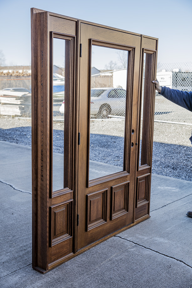 Exterior Mahogany Door in English Chestnut