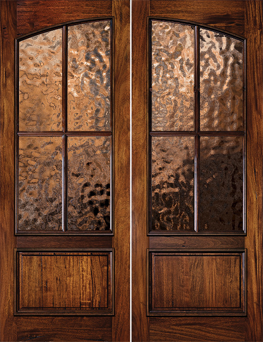 Exterior Double Doors - Solid Mahogany Double Doors 8-0