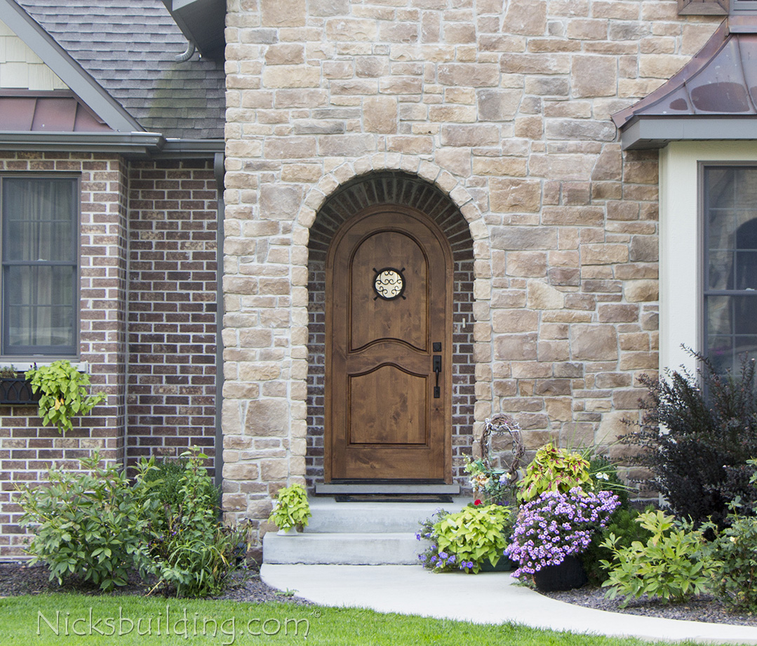 Rustic Round Top Doors - Rustic Arch Top Entry Doors