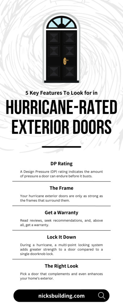 5 Key Features To Look for in Hurricane-Rated Exterior Doors